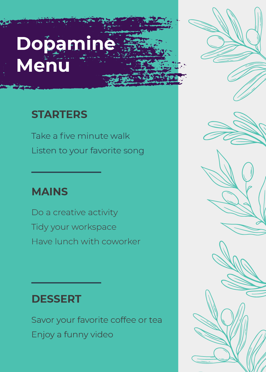 Bring the TikTok-Inspired Dopamine Menu to Your Workplace | TotalWellness